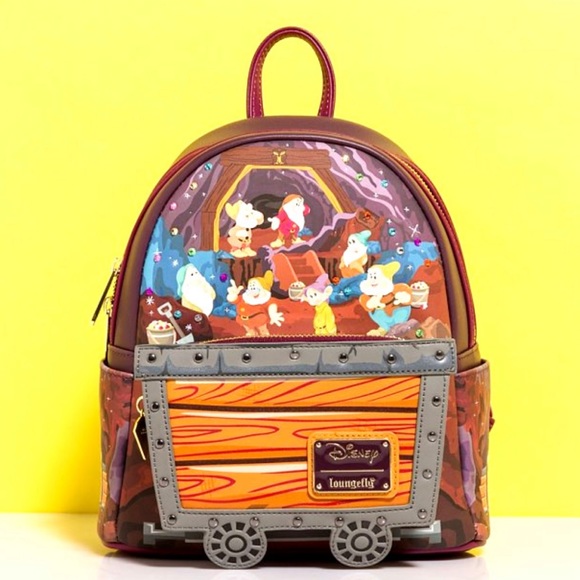 Loungefly | Bags | Disney Loungefly Mini Backpack Seven Dwarfs Mine ...